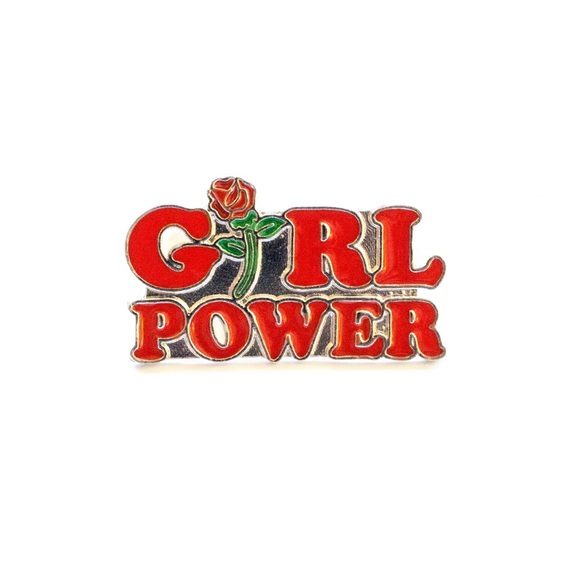 Accessories | Girl Power Enamel Pin | Poshmark